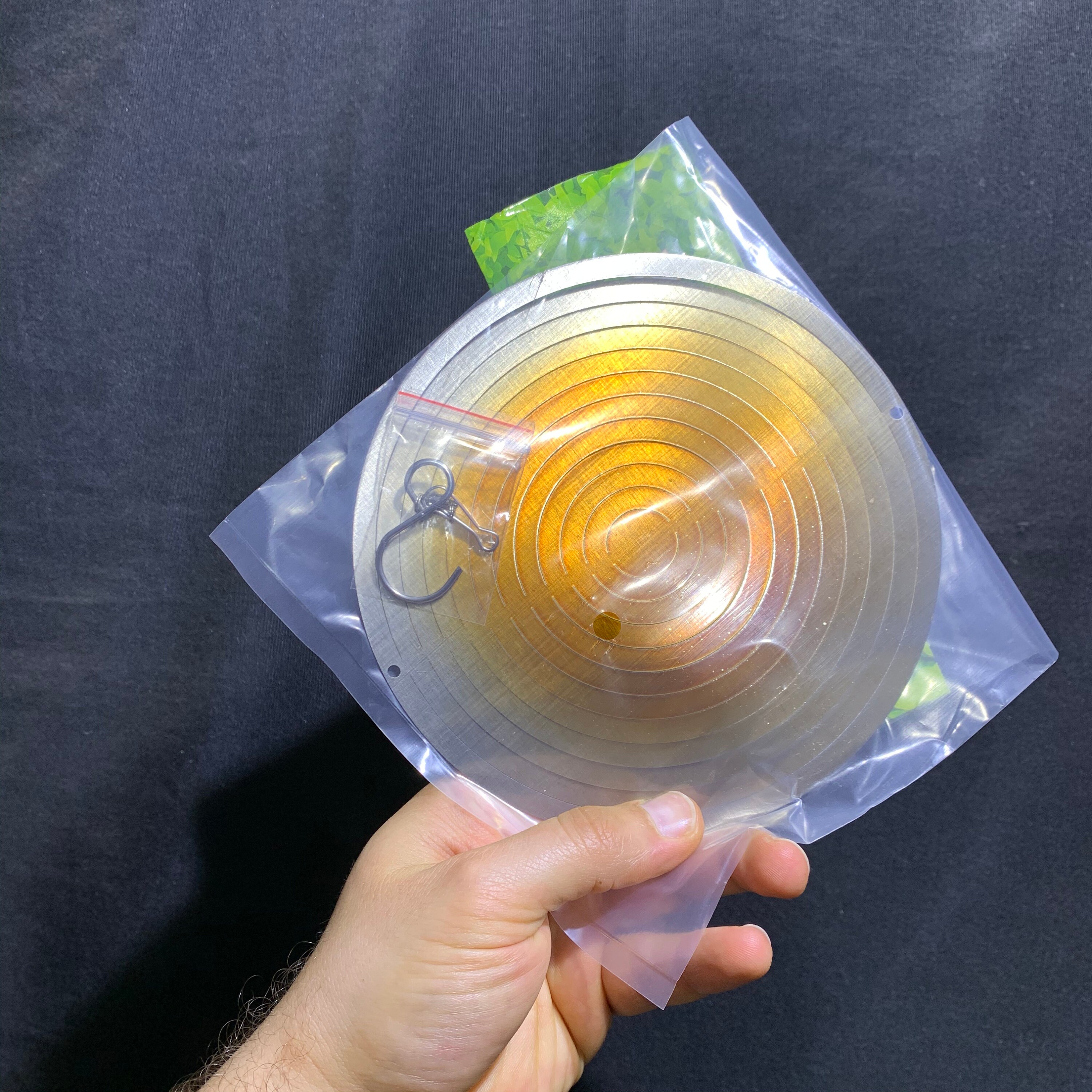 CIRCLE Wind Spinner 6 and Mini Tail With Crystal Ball. - Etsy