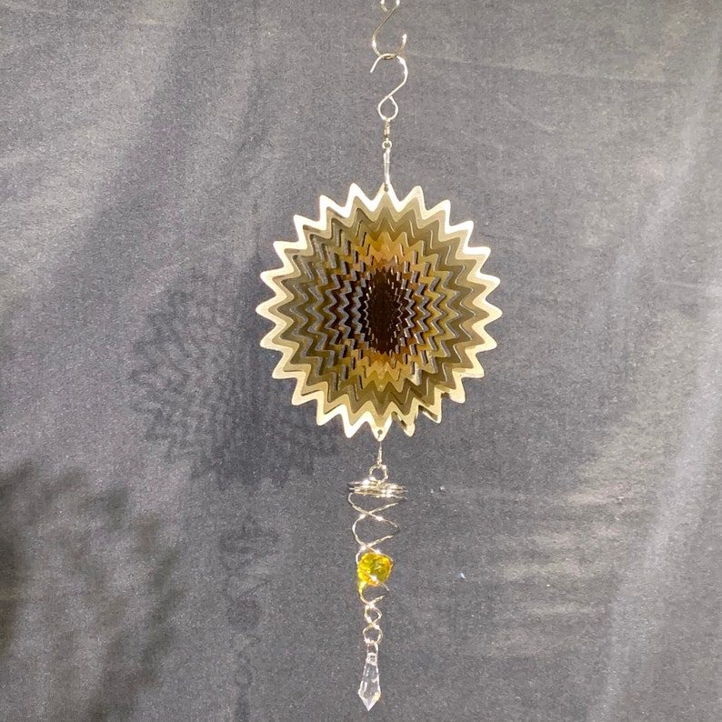 Mini TWISTER TAIL With Amber Crystal Ball. Home and Garden Decoration ...