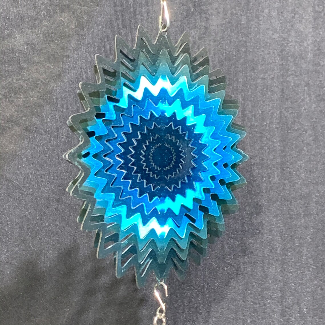 STAR WAVE Wind Spinner and Mini Tail With Crystal Ball. - Etsy UK
