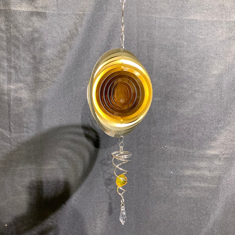 Mini TWISTER TAIL With Amber Crystal Ball. Home and Garden Decoration ...