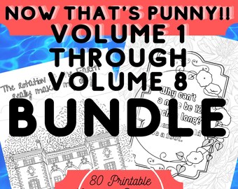 Punny Coloring Pages - Etsy