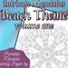 10 Printable Mandala Beach Theme Coloring Pages Vol 1 in 1 PDF, Adult ...