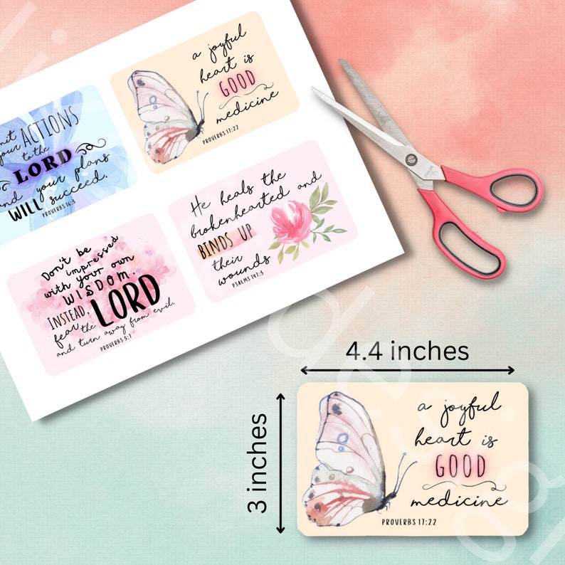 20 Encouraging Bible Verse Printable Cardsprintable Scripture - Etsy