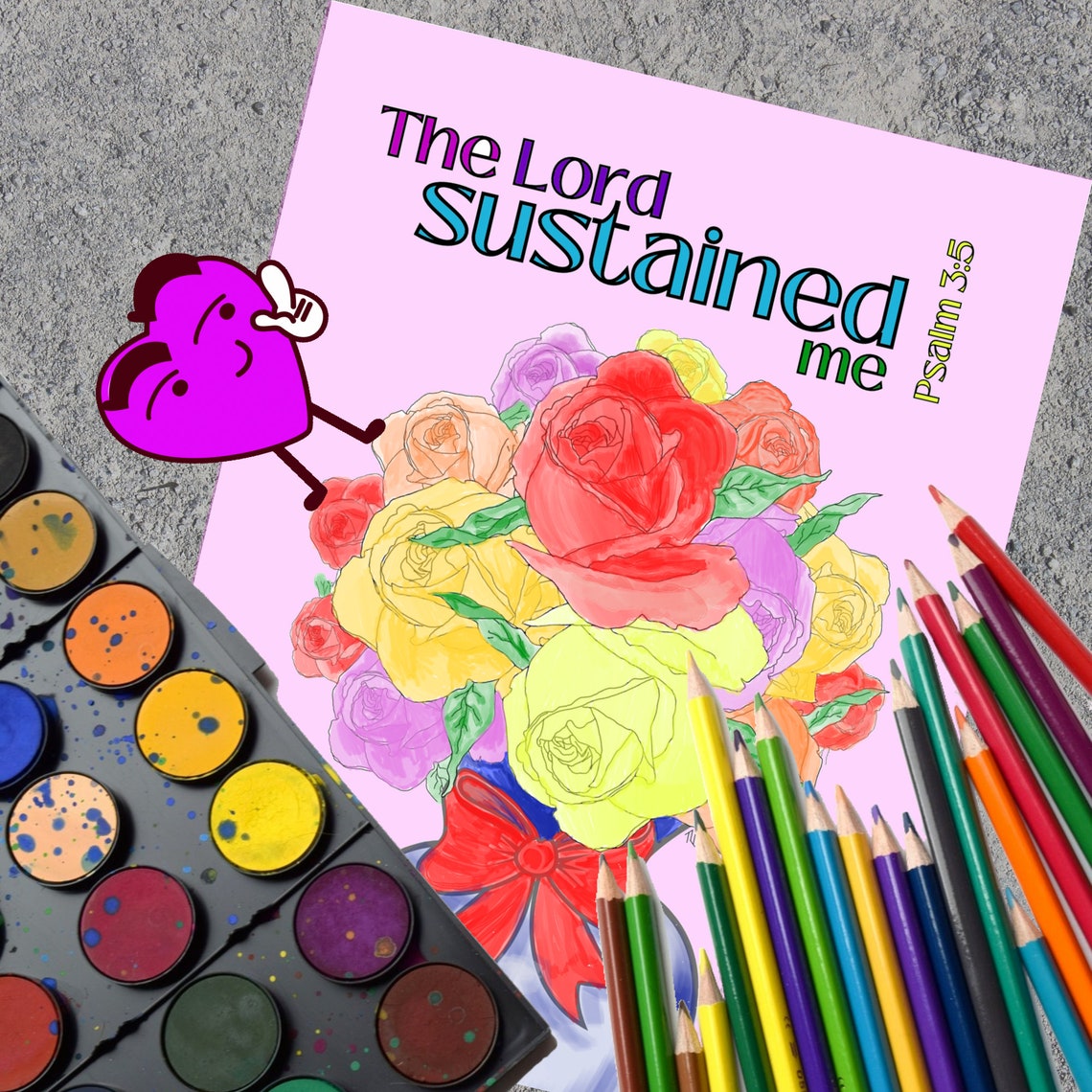 50 Printable Faith Based Coloring Pages Bundle Vol 1 Thru 5, Printable ...