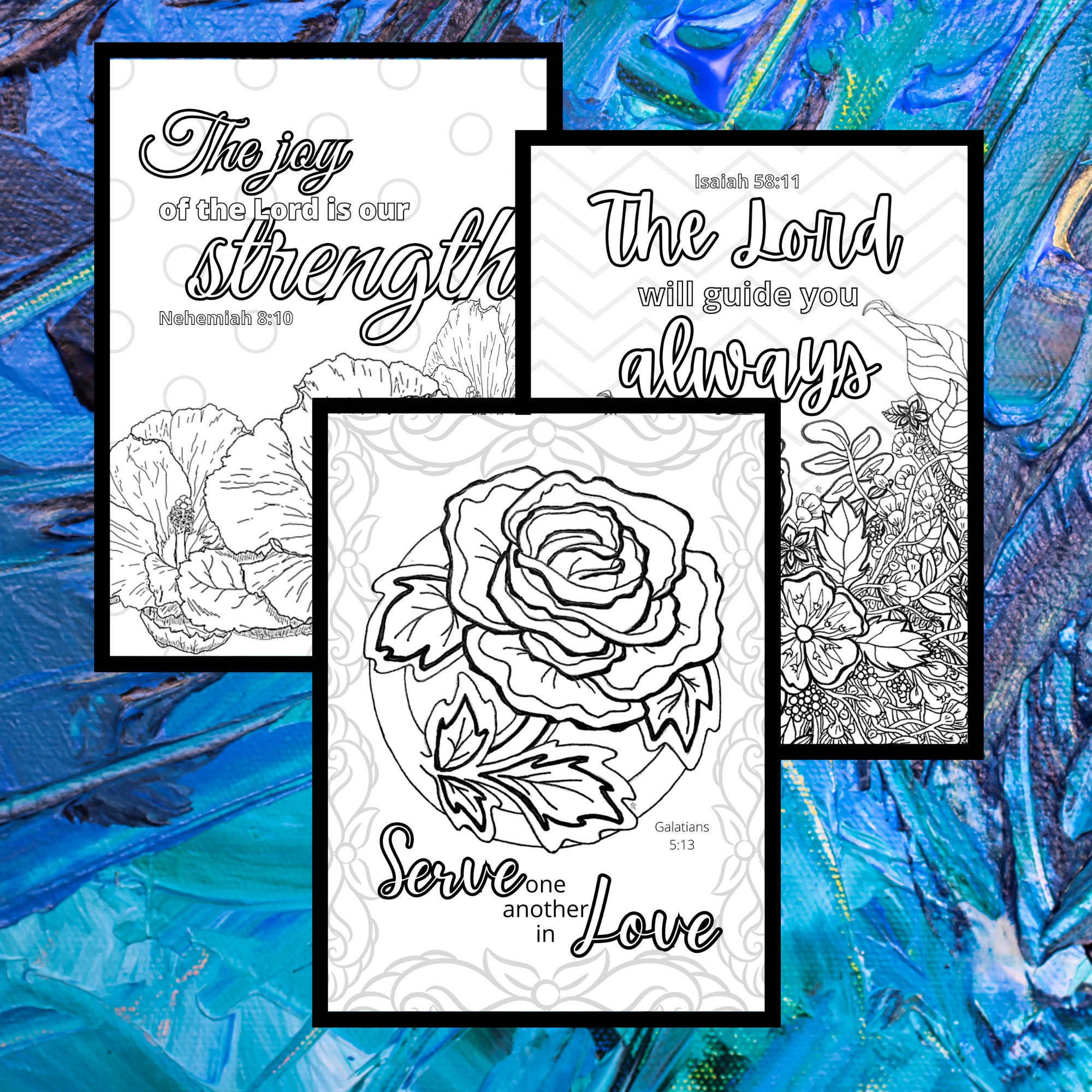 10 Printable Faith Based Coloring Pages, Adult Coloring Pages Printable ...