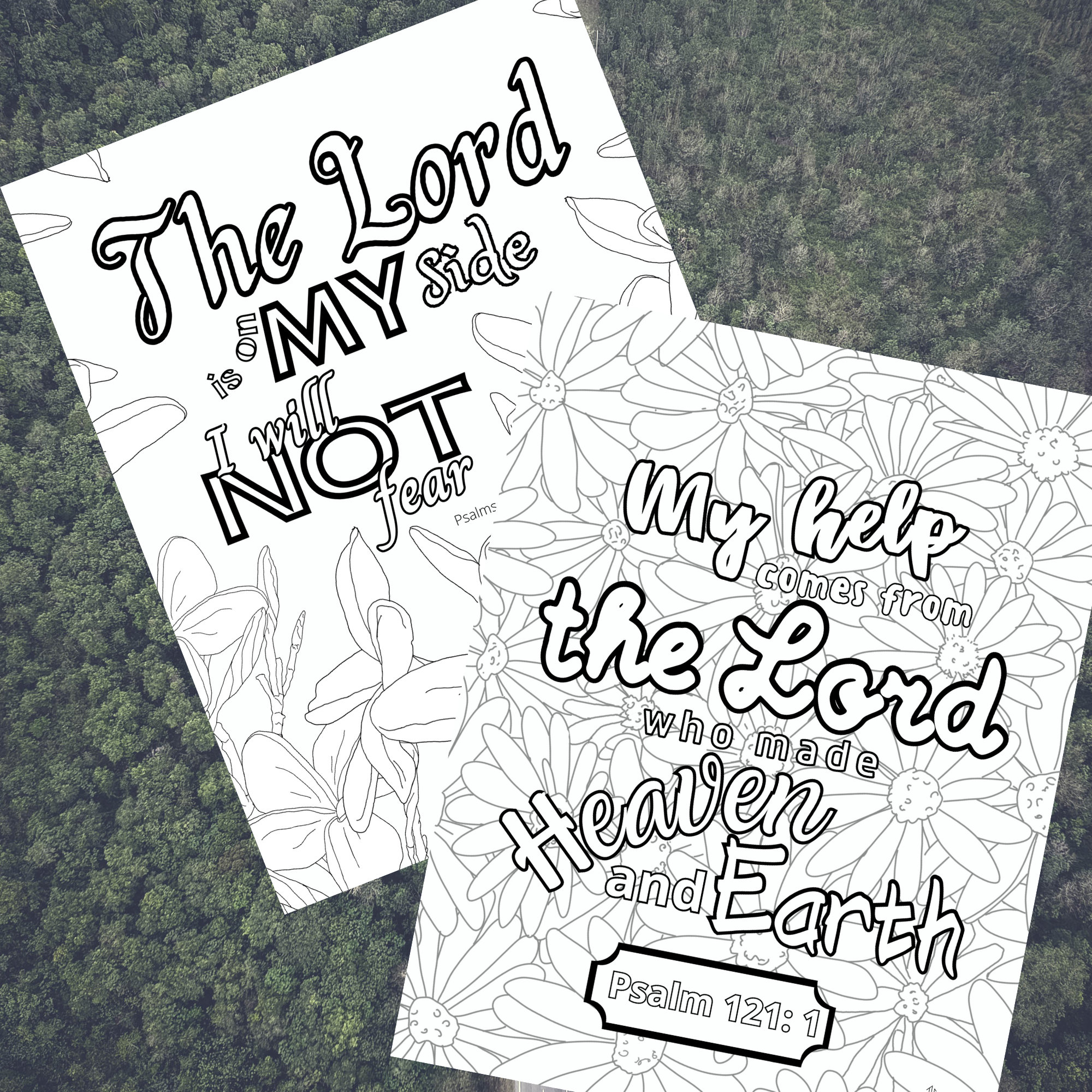 10 Printable Faith Based Coloring Pages; Bible Scripture Coloring ...