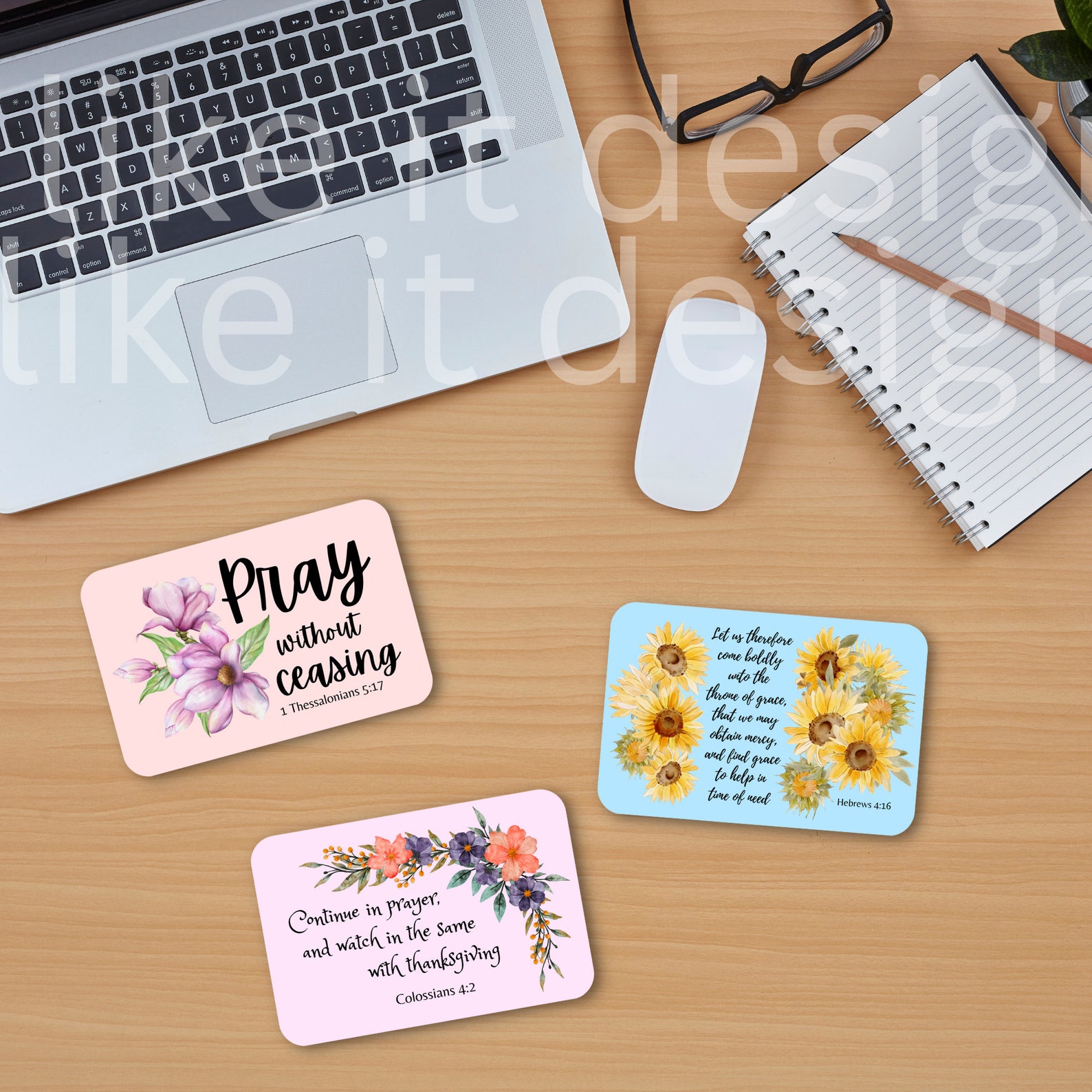 20 KJV Prayer Bible Verse Printable Cards,printable Scripture Note ...