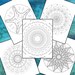 10 Printable Mandala Beach Theme Coloring Pages Vol 1 in 1 PDF, Adult ...