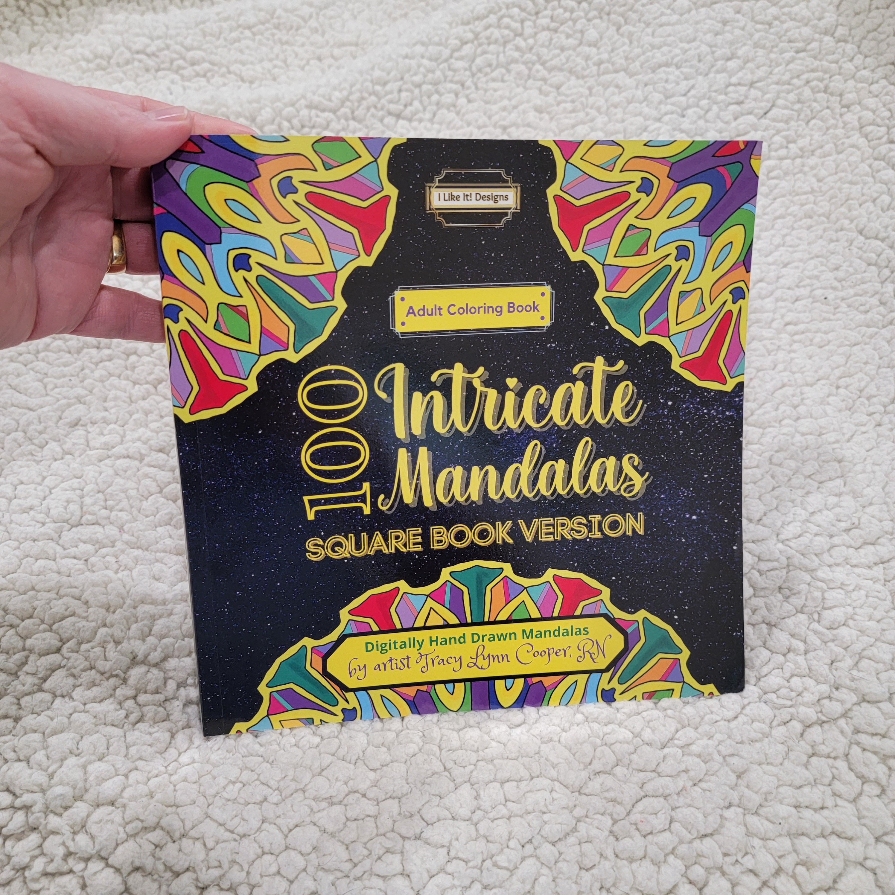 Adult Coloring Book100 Intricate Mandala Designs Square - Etsy