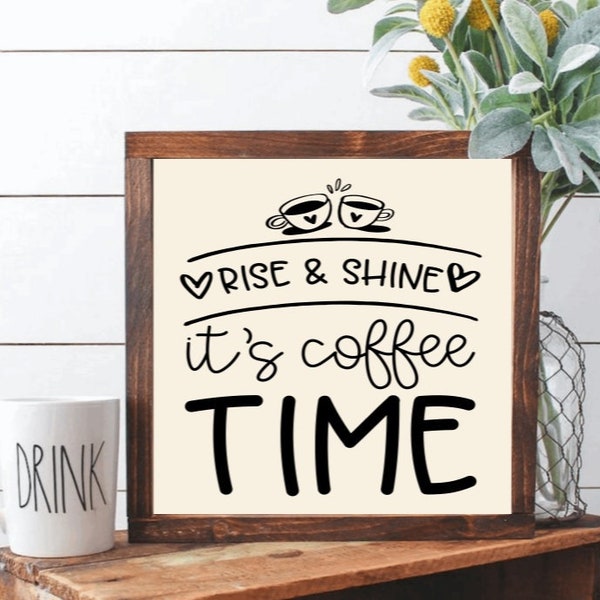 Rise and Shine Time Sign - Etsy
