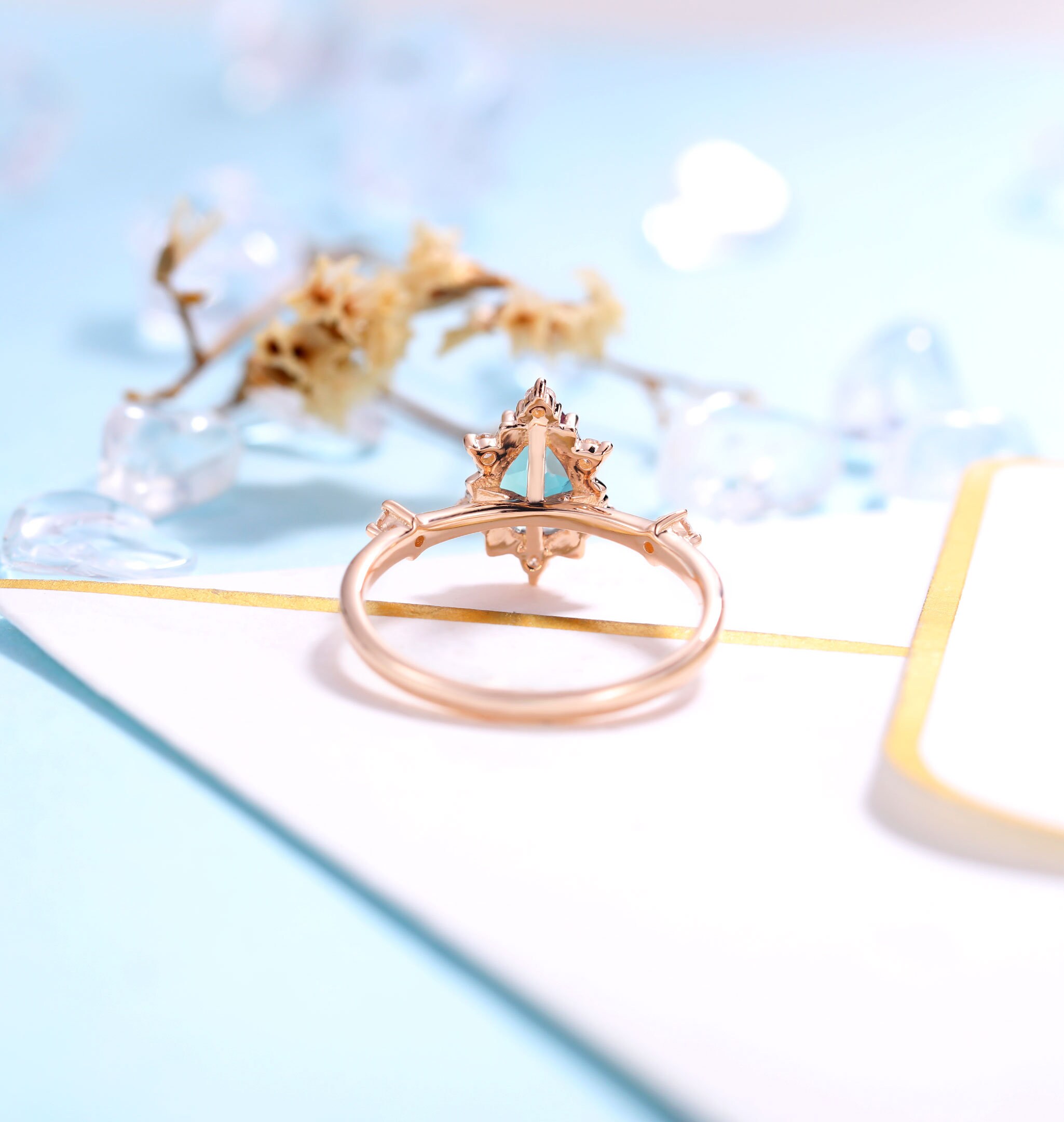 Vintage Alexandrite Engagement Ring Antique Pear Shaped - Etsy