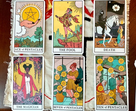 Six Card Tarot Reading tarot reading tarot deck | Etsy