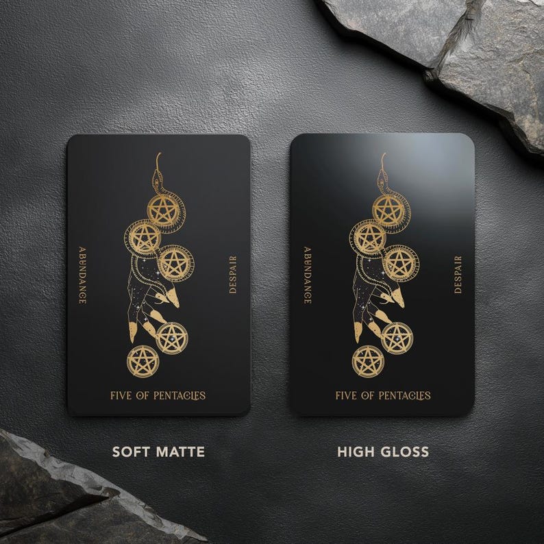 NEW! Soft Matte Arcanum Oracle Tarot Deck: 78 Cards, Rider-waite Style ...