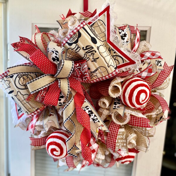 Farm House Wreath - Etsy