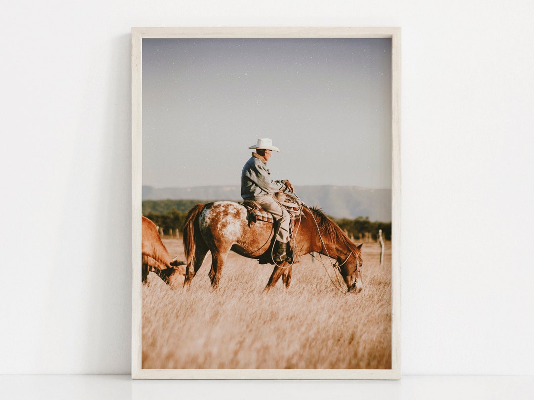 Farmhouse Decor Poster | Cowboy Print, Western Decor, Desert Decor ...