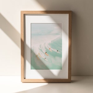 Catching A Wave, Surf Wall Art, Ocean Surfing Print, Surfing Waves ...