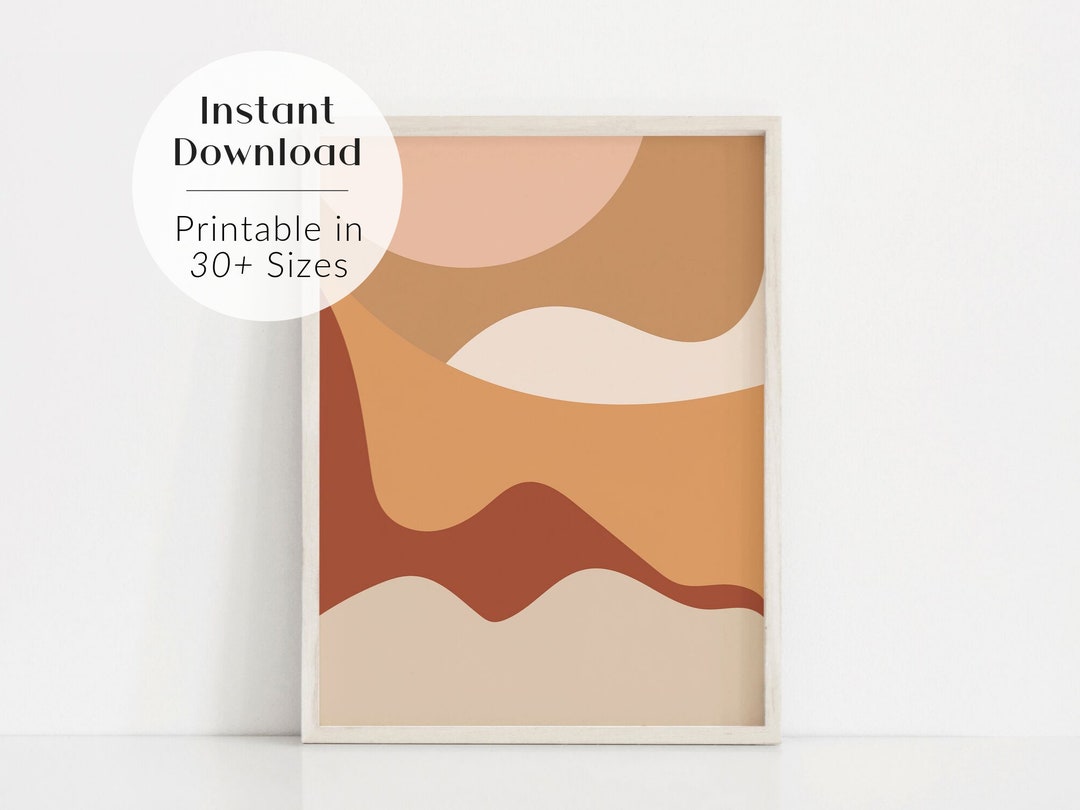 Abstract Art, Desert Art, Original Art Print, Digital Download Art ...