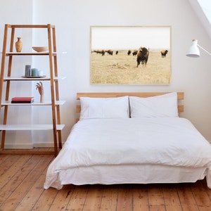 American Bison Print, Printable Bison, Buffalo Print, Bison Wall Art ...