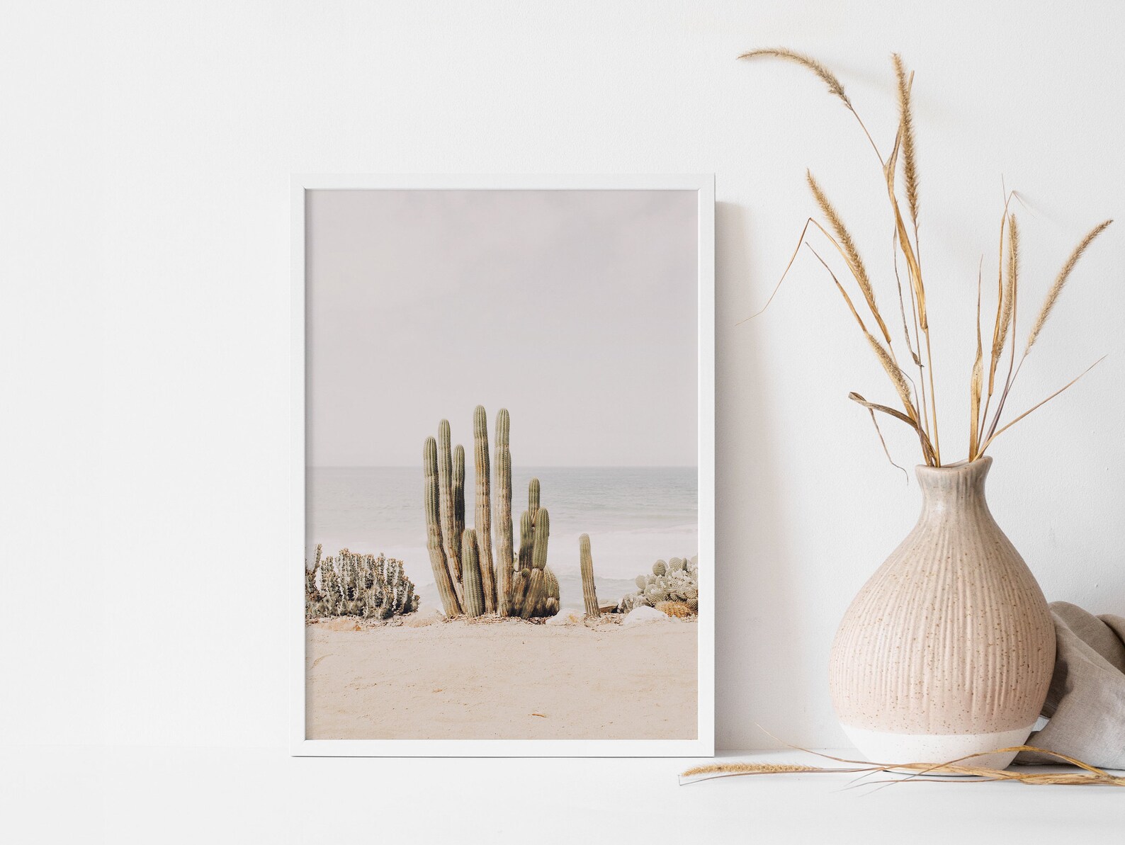 Cactus Print Boho Decor Desert Printable Digital Download Boho Wall Art ...