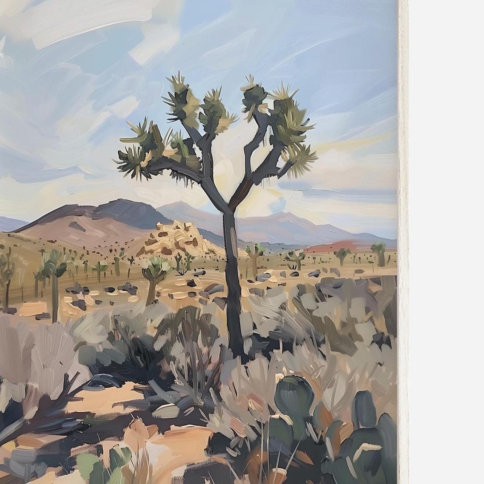 Joshua Tree National Park Print, Rocky Desert Landscape, California ...