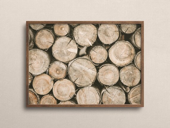 Natural Wood Log Art