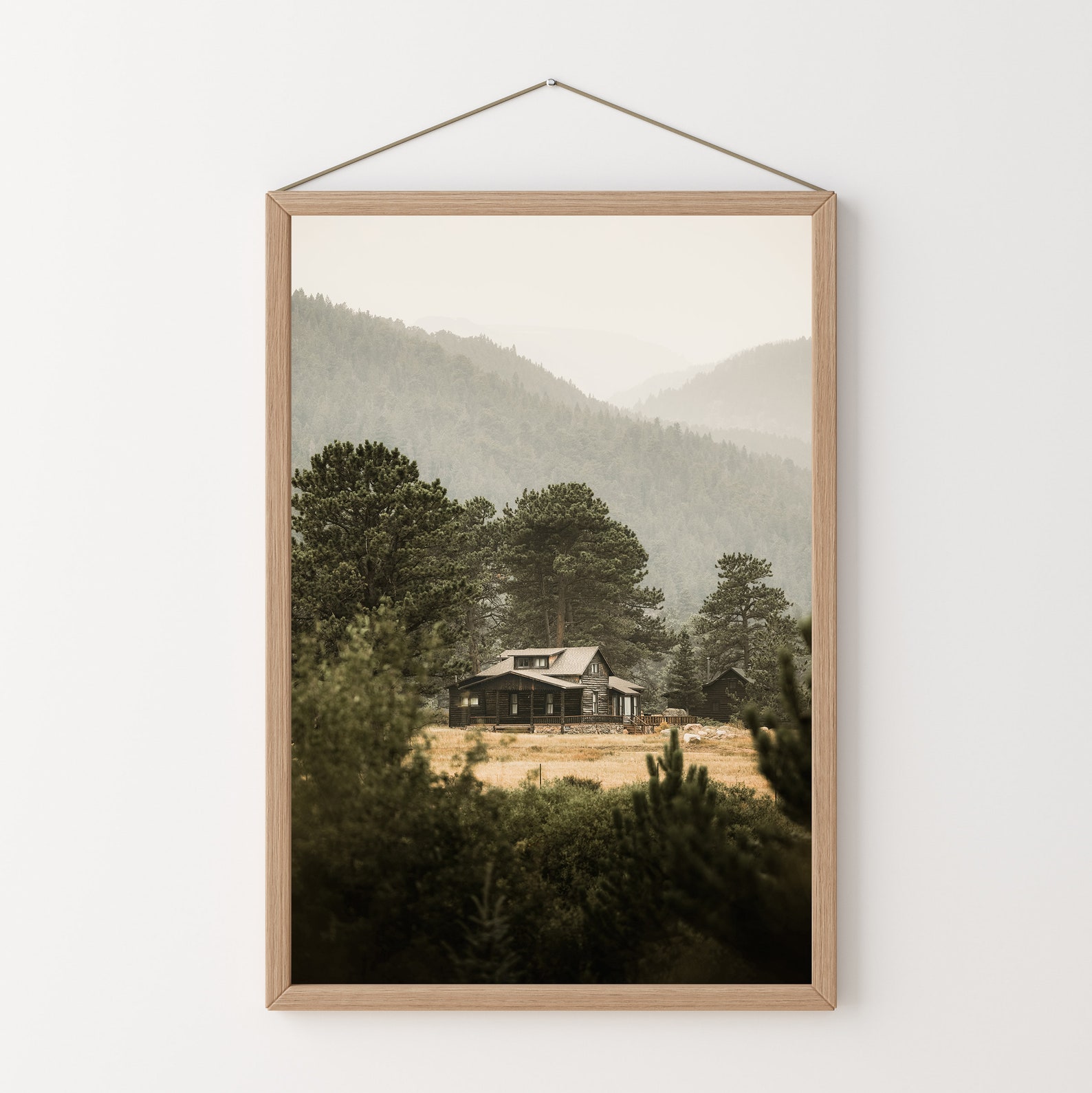 Montana Cabin Print, Western Log Cabin Photo, Rustic Cabin Decor, Cabin ...