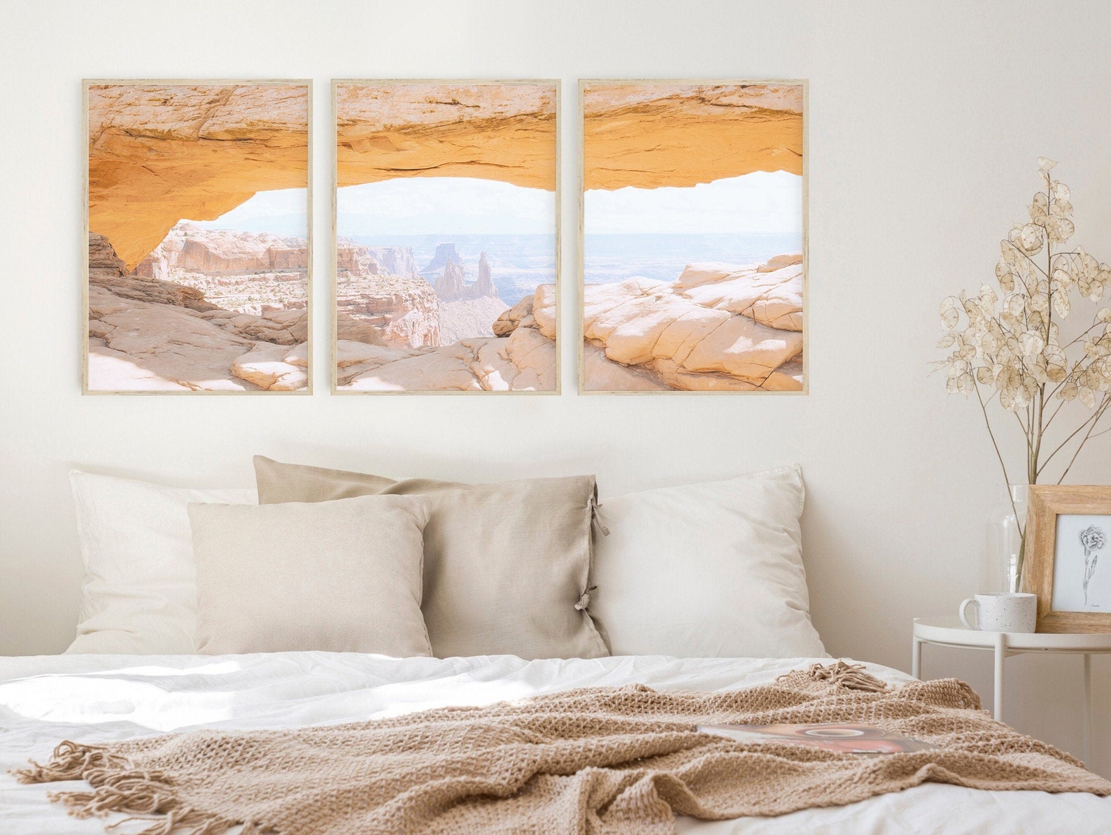 Set of 3 Desert Prints Moab Wall Art Red Rocks Landscape - Etsy