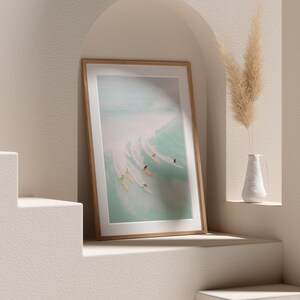 Catching A Wave, Surf Wall Art, Ocean Surfing Print, Surfing Waves ...