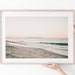 Pastel Beach Sunset, Muted Beach Print, Coastal Beach Decor, Beach ...