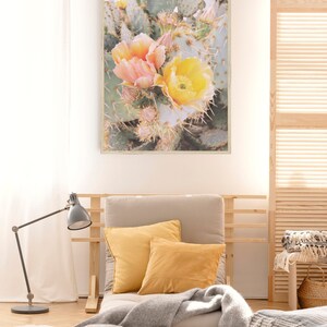 Cactus Print, Cactus Flower Print, Large Cactus Print, Desert Art ...