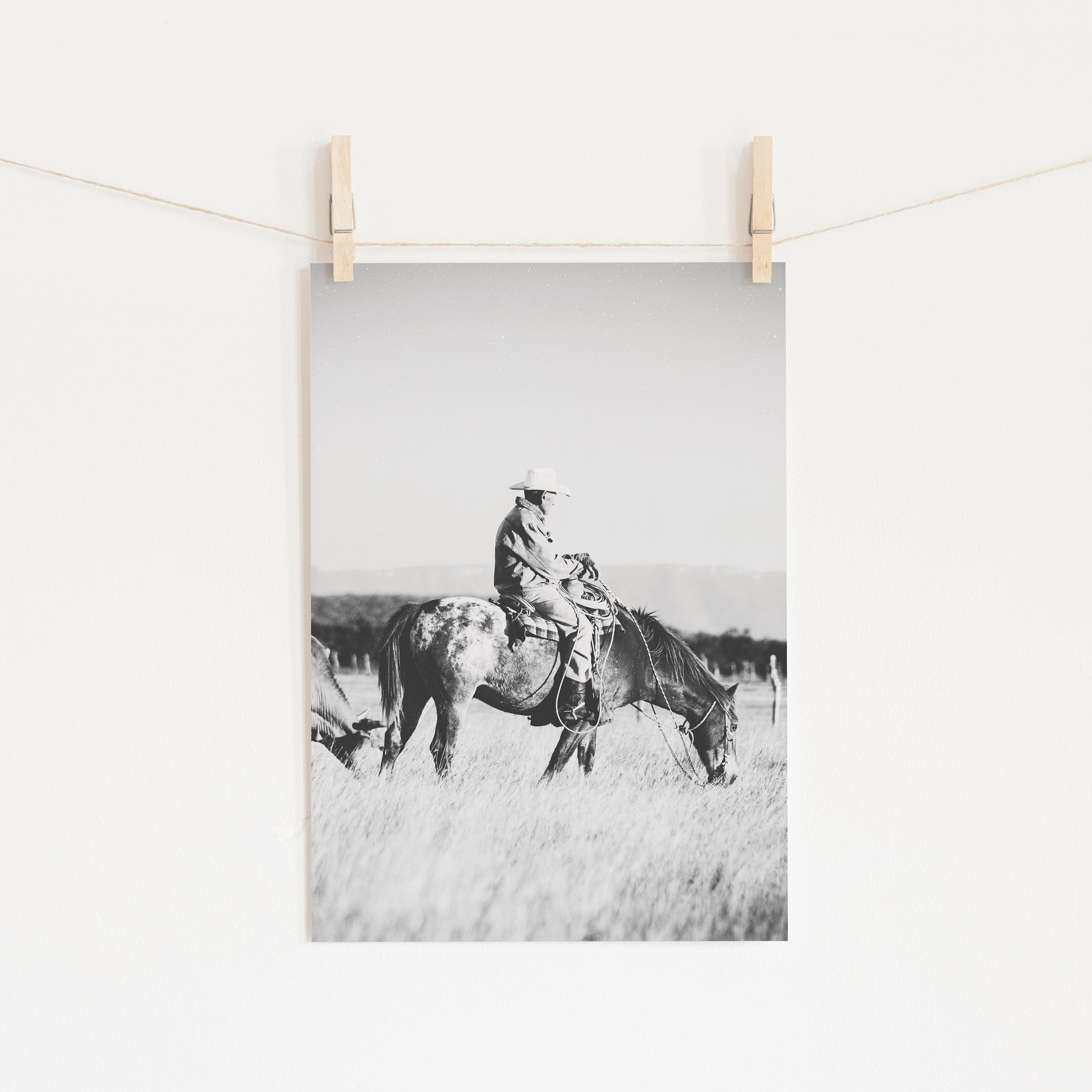 Cowboy Print Western Decor Southwestern Wall Art Western | Etsy