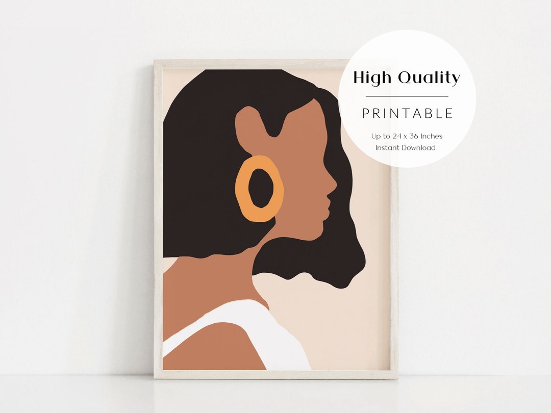 Abstract Female Face, Simple Fashion, Female Art, Minimal Art, Beauty ...