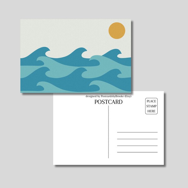 Ocean Postcard - Etsy