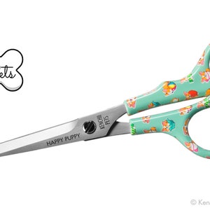 Kenchii Pets Happy Puppy Home or Professional Dog Grooming Shears ...