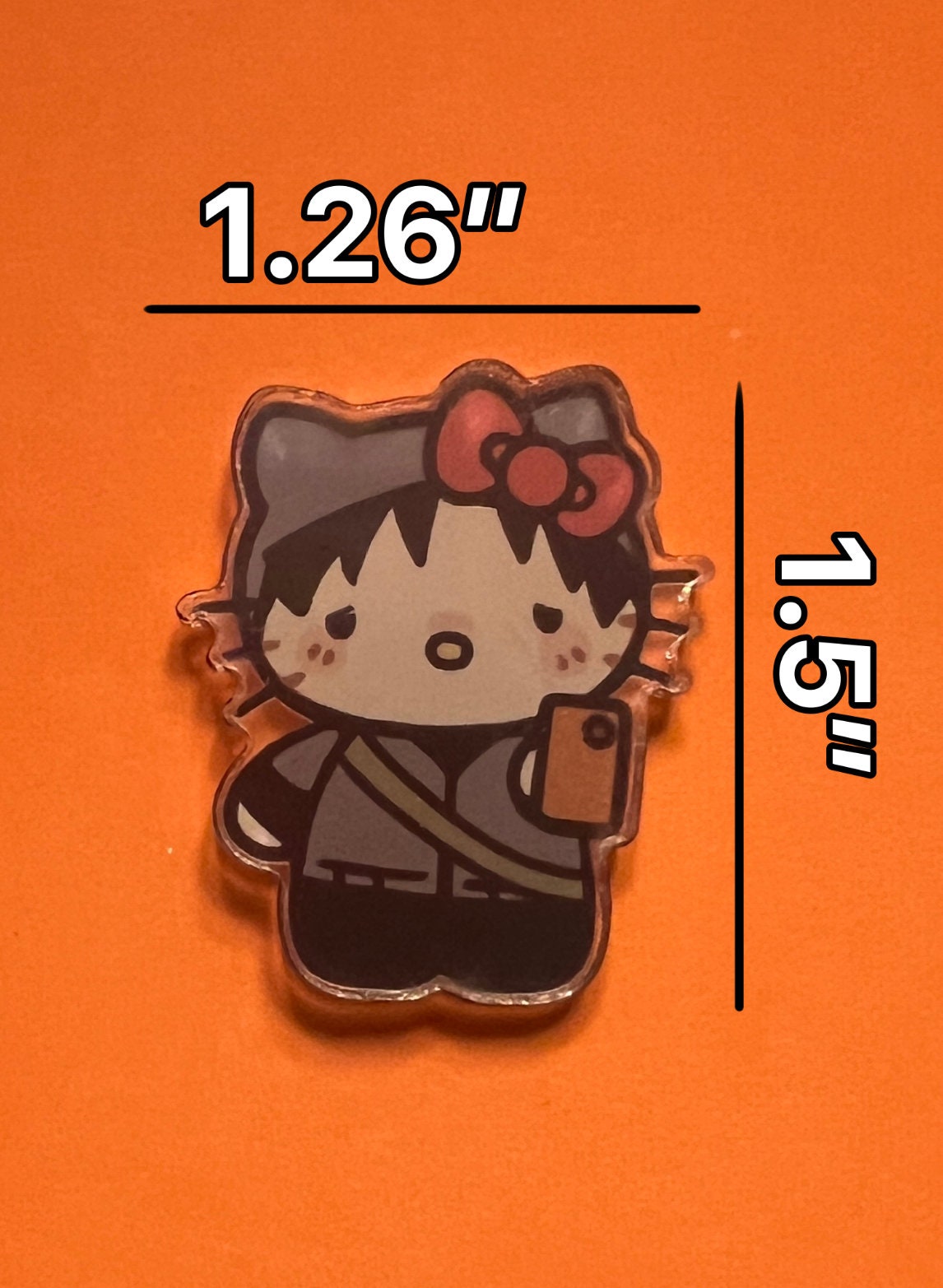 Simon Henriksson Hello Kitty Acrylic Pin - Etsy