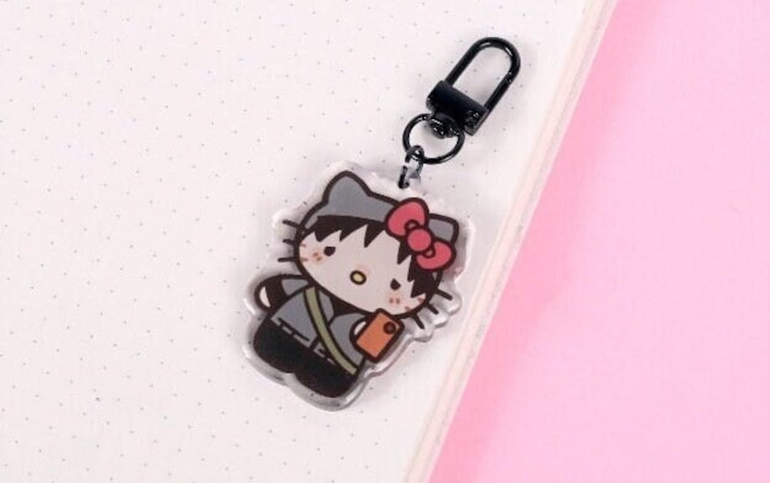 Simon Henriksson/book Simon Hello Kitty Acrylic Charm - Etsy