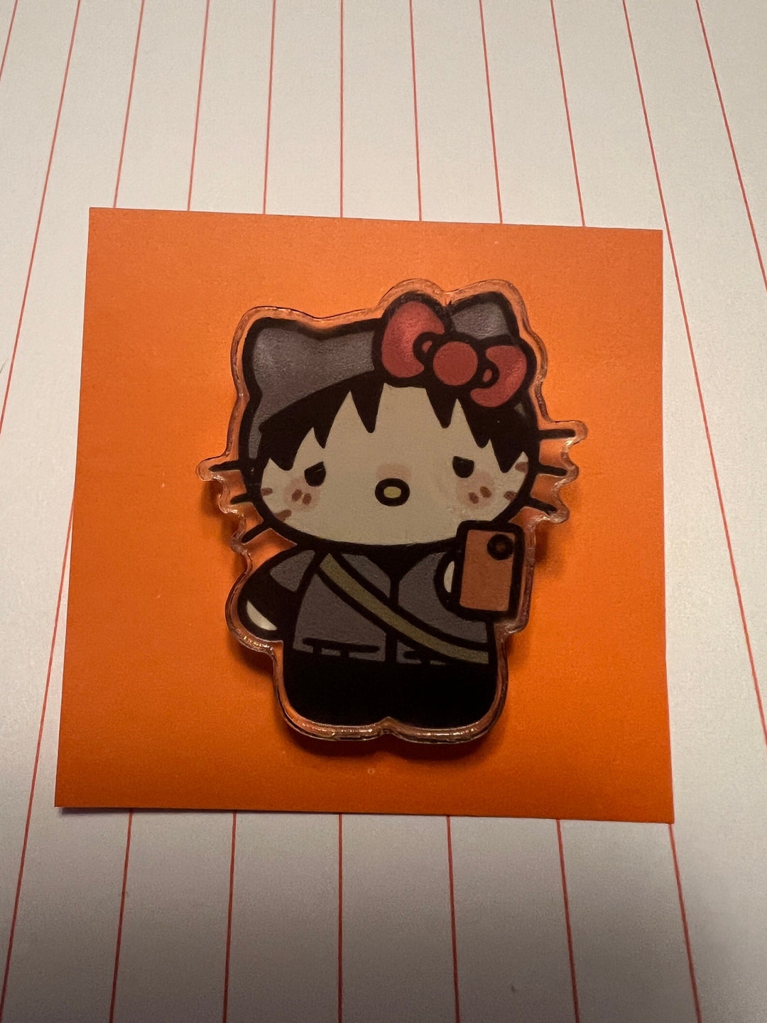 Simon Henriksson Hello Kitty Acrylic Pin - Etsy