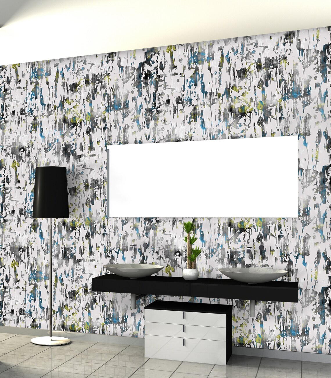 Filling Contour Removable Wallpaper,peel and Stick Wall Paper, Home ...