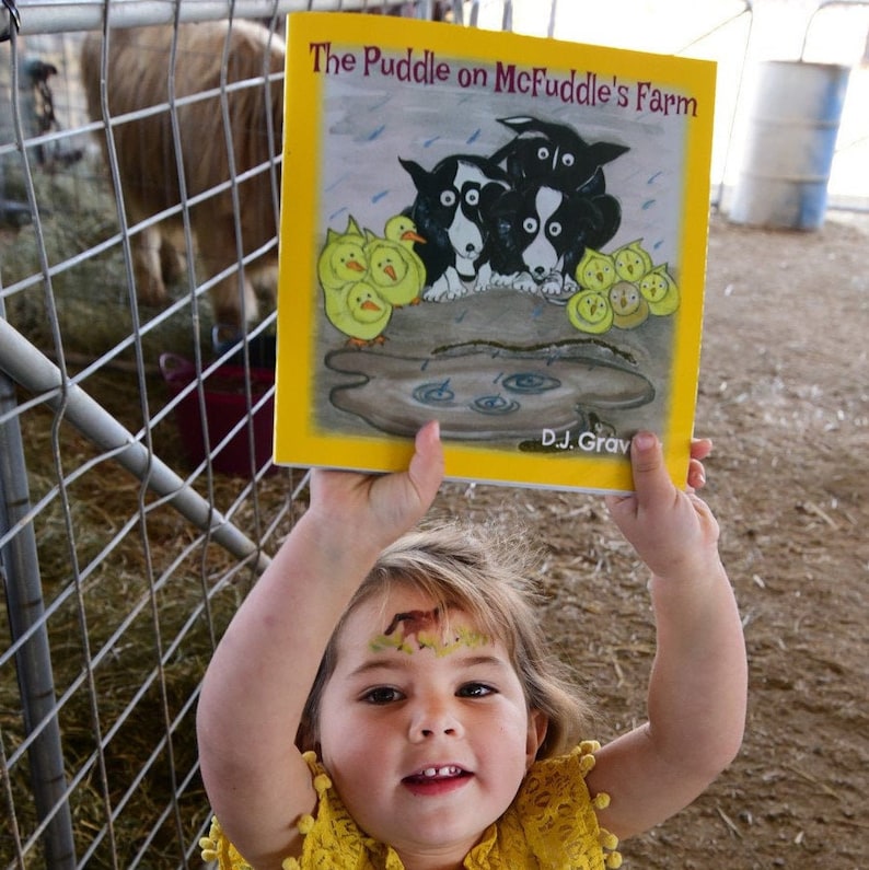 The Puddle on Mcfuddle's Farm - Mcfuddle's Farm Children's Books - Etsy