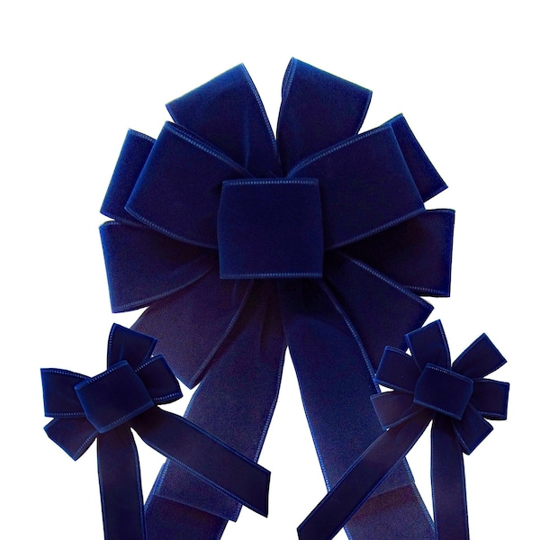 Outdoor Blue Bows - Etsy