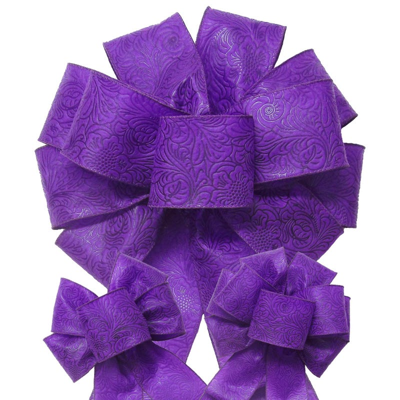 Large Purple Bows - Etsy