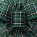 10 Yds Hunter Green Tartan Plaid Ribbon 2.5 Linen Wired Ribbon for ...