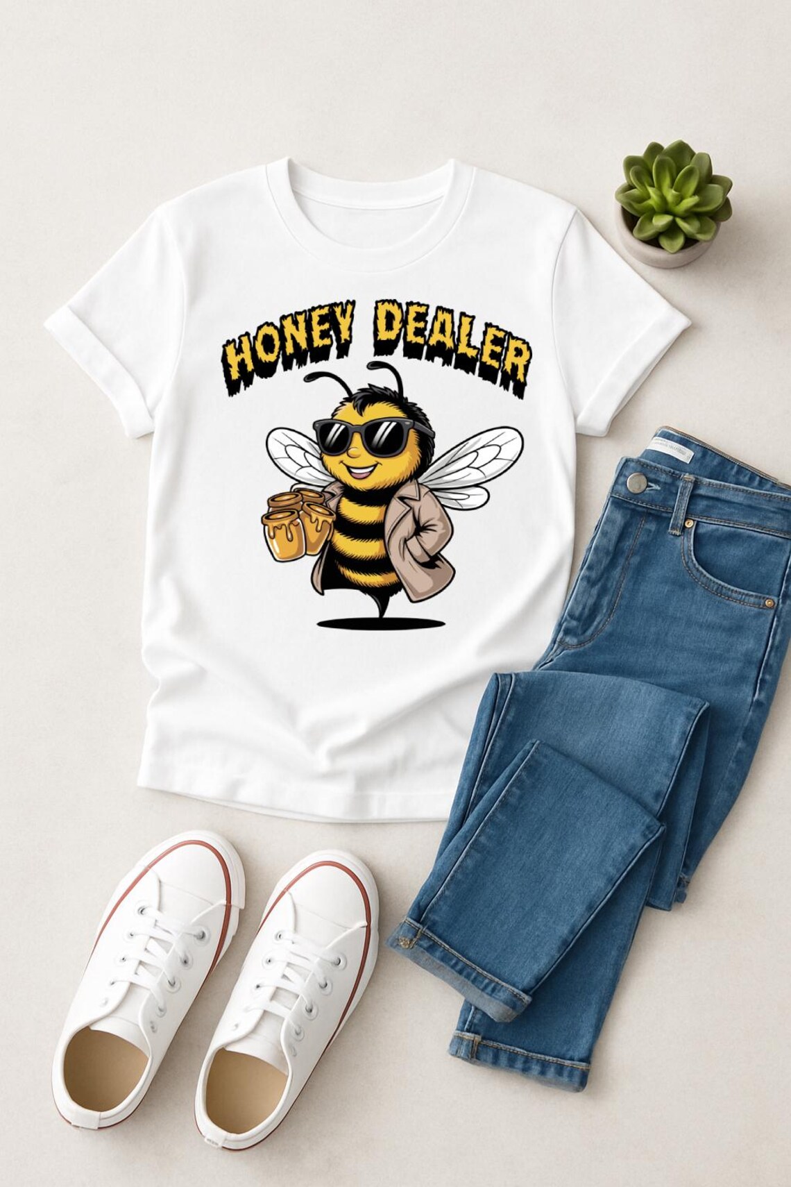 Honey Dealer PNG: Beekeeper Dad Gift, Watercolor Bee, Funny Bee ...