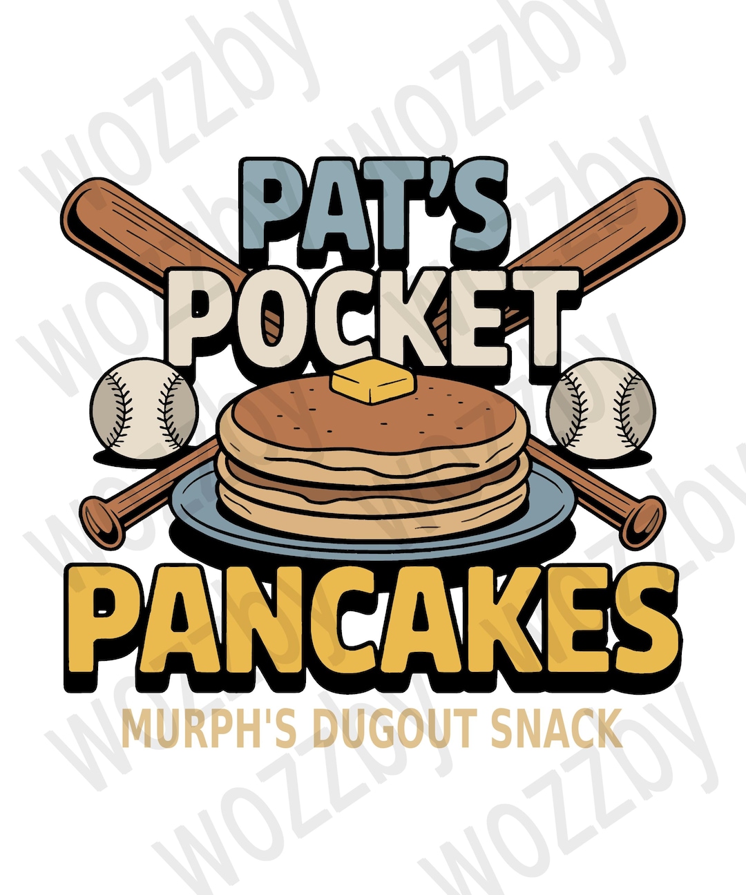 Pat Murphy - Pocket Pancakes - Milwaukee Baseball PNG Design - Etsy