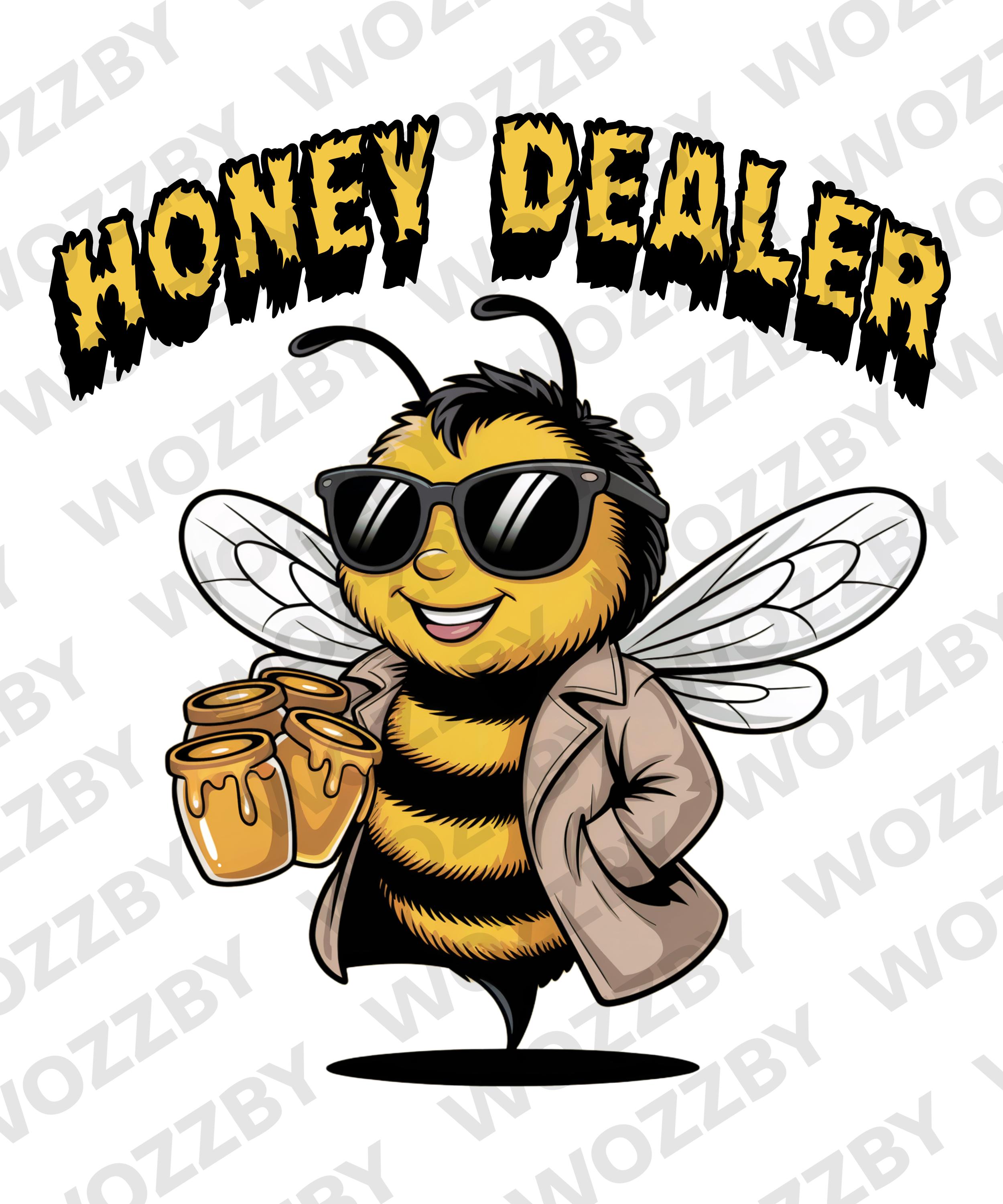 Honey Dealer PNG: Beekeeper Dad Gift, Watercolor Bee, Funny Bee ...