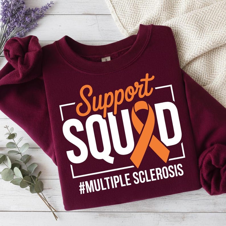 Multiple Sclerosis PNG, MS Awareness PNG, Orange Ribbon, Cancer Ribbon ...