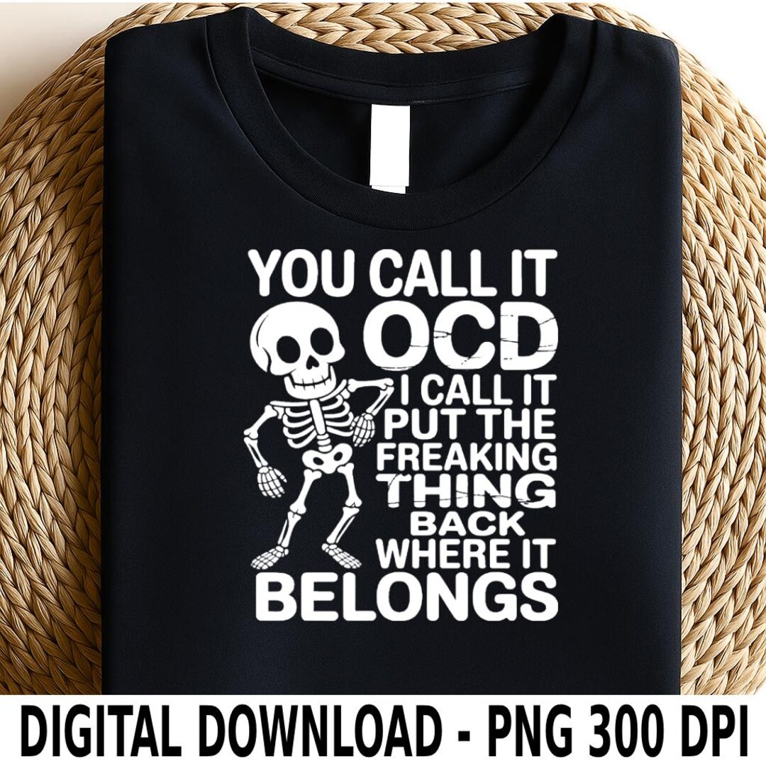 Funny OCD Saying PNG: 'put It Back' Design (digital Download) - Etsy