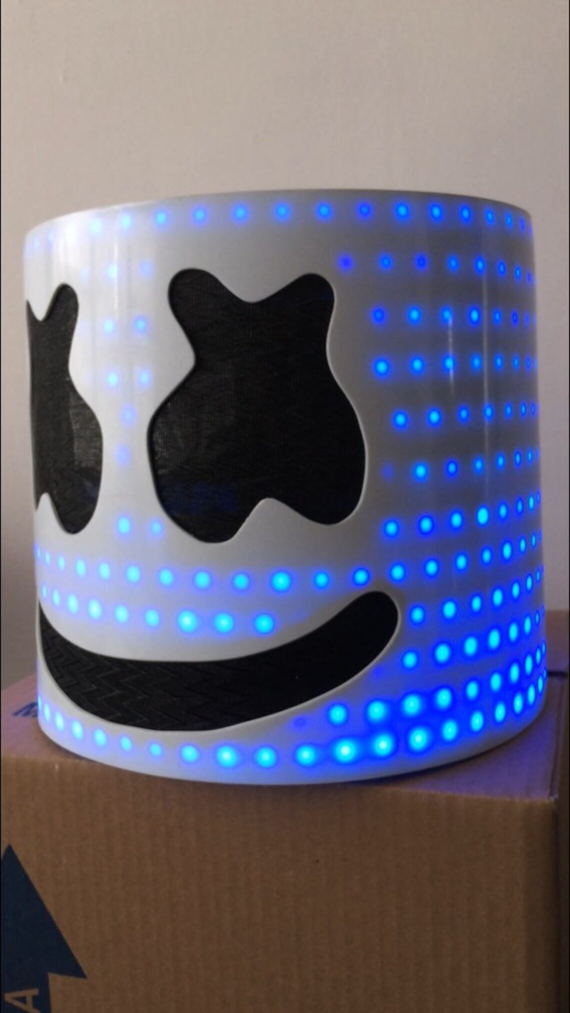 Marshmello Helmet Double Led Lights | Etsy