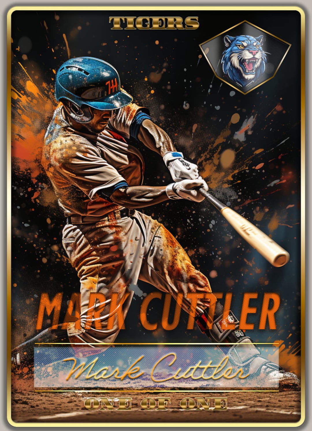 Baseball Card Template V3, Trading Card Template, Design for ALL Sports ...