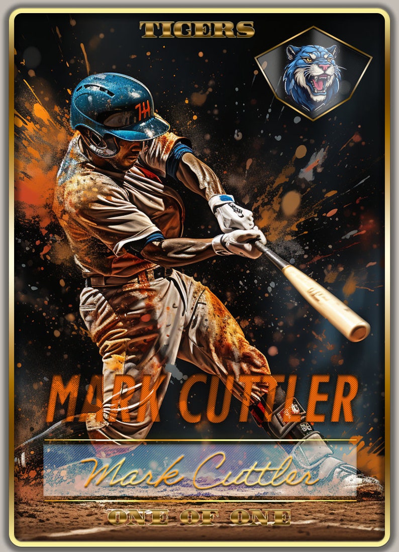 Baseball Card Template V3, Trading Card Template, Design for ALL Sports ...